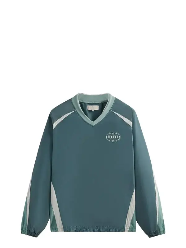 Kith Ss24 Dayton Mesh Combo Pullover - Green