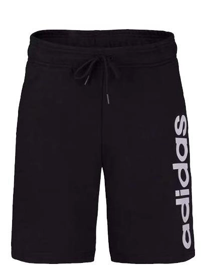 Adidas Neo Side Large Logo Casual Sports Shorts - Black