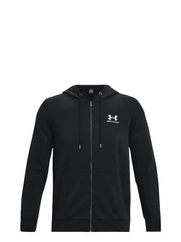 Under Armour Essential Fleece Full Zip Hoodie - Black