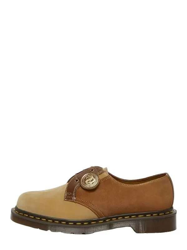Dr. Martens 1461 Made In England Suede Oxford Shoes - Brown
