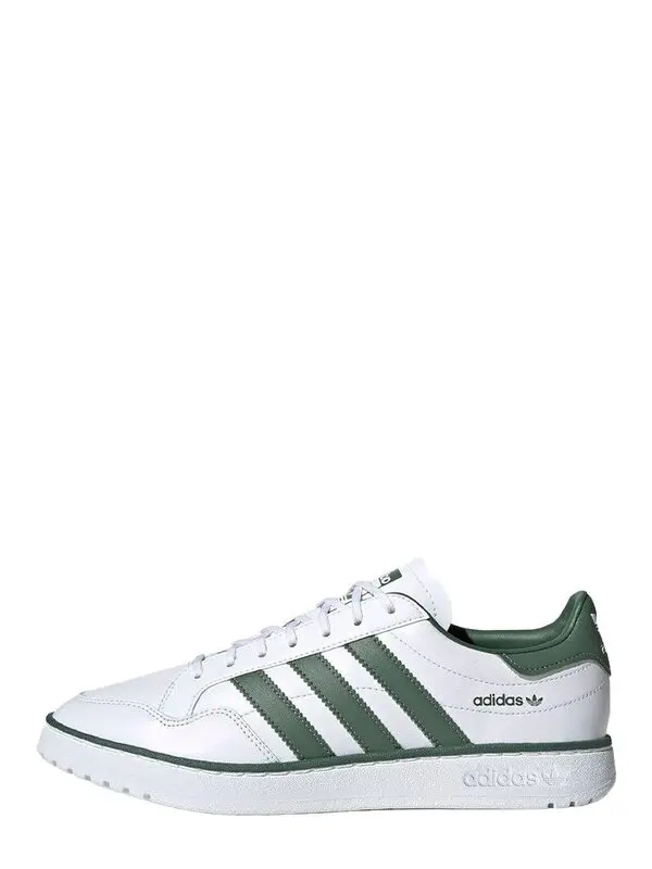 Adidas Team Court Shoes - White/green