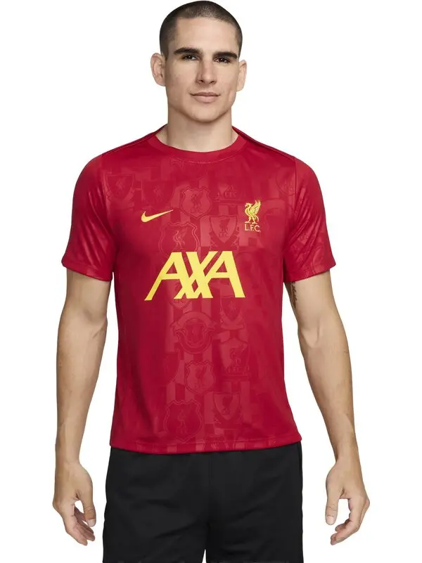 Nike Liverpool Fc Academy Pro Dri-fit Soccer T-shirt - Red