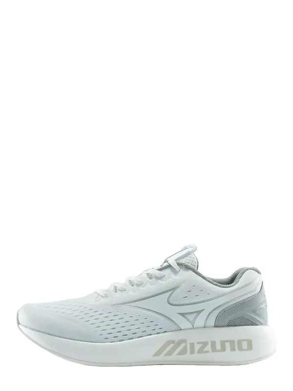 Mizuno Pi Ec Low Top Breathable Running Shoes - White/grey