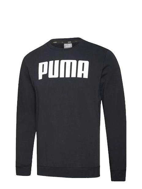 PUMA Logo Alphabet Crewneck Sweatshirt - Black