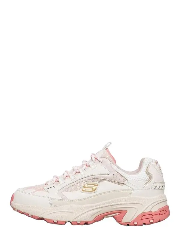 Sketchers Stamina Athletic Sneakers - White/pink