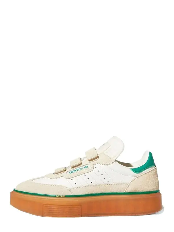 Adidas Ivy Park X Super Sleek 3 Strap Sneakers - White/green