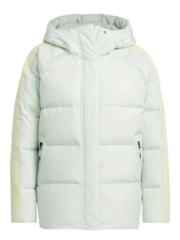 Adidas 3-stripes Puffy Down Jacket - Green