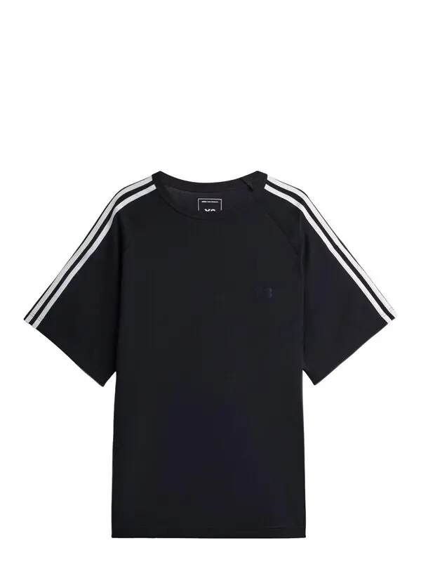 Adidas Y-3 Short Sleeve Tee 3-stripes T-shirt - Black