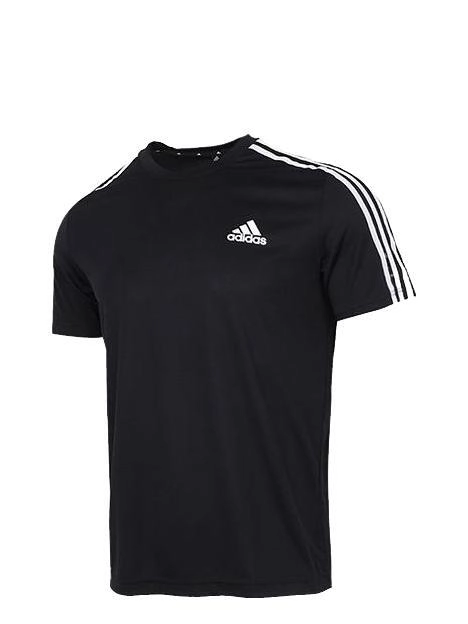 Adidas 3-stripes Casual Sports T-shirt - Black