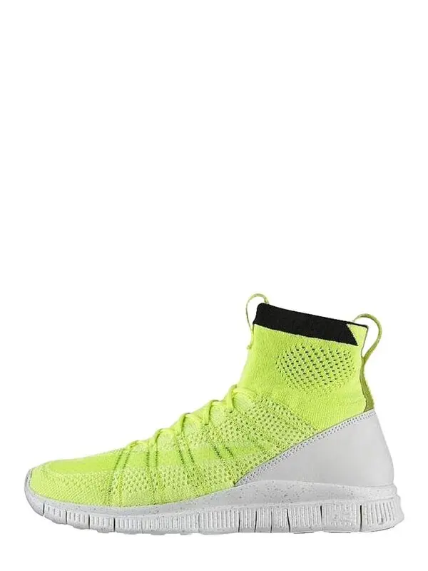 Nike Htm Free Mercurial Superfly High Top Sneakers - White/green