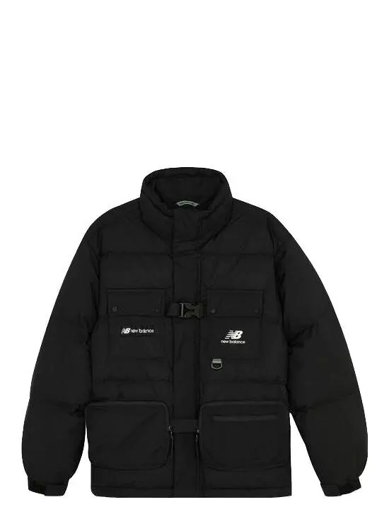 NEW BALANCE Padded Down Jacket - Black/white
