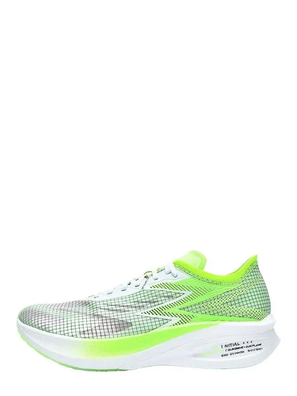 361 DEGREES X Qu!k Foam Flying Flame Pb Performance Sneakers - White/green