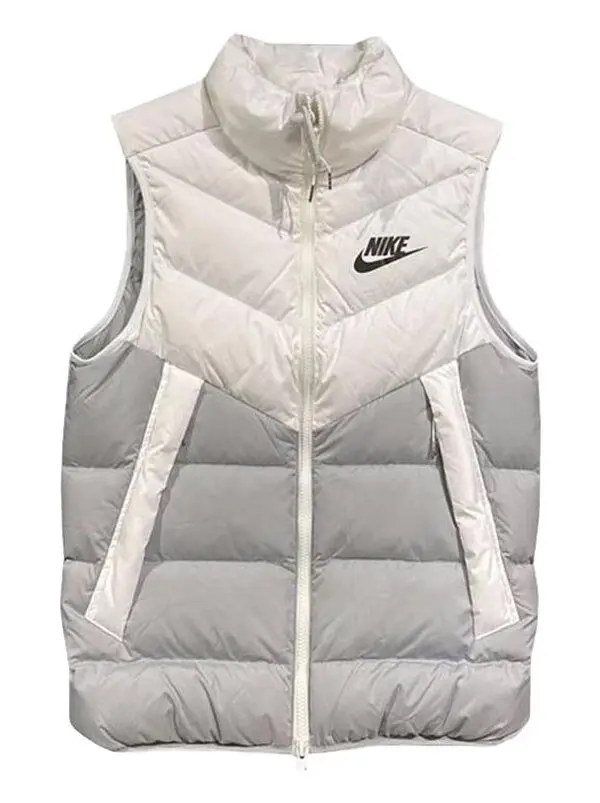 Nike Windproof Down Vest - White/multi-color