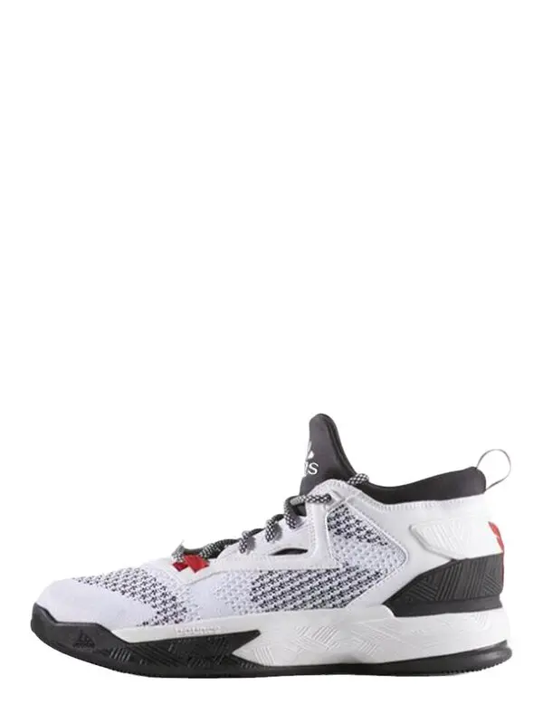 Adidas D Lillard 2 Pk 'home' Athletic Sneakers - White/black/red