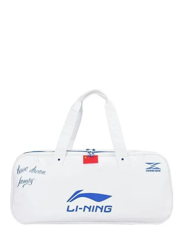 LI-NING Tournament Racquet Bag - White/blue