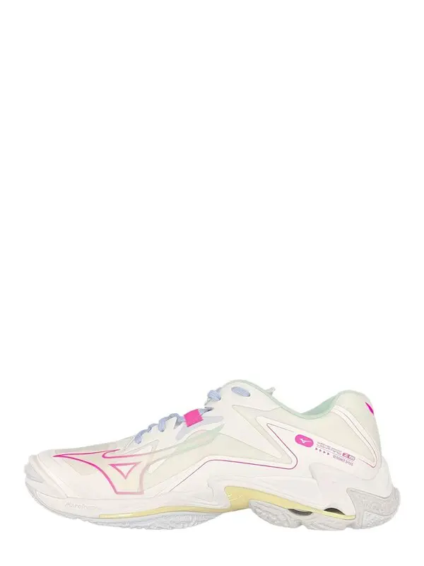 Mizuno Wave Lightning Z8 Athletic Sneakers - White/pink/purple