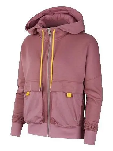 JORDAN Air Full-length Zipper Cardigan - Light Red