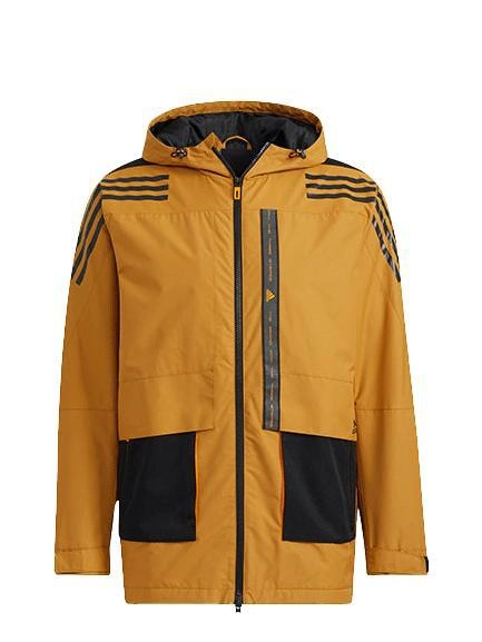 Adidas Hooded Casual Jacket - Brown