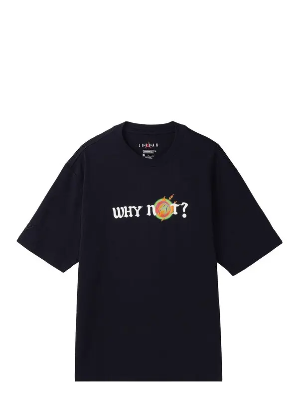 JORDAN Why Not? Casual Sports Crew-neck Short Sleeve - Black