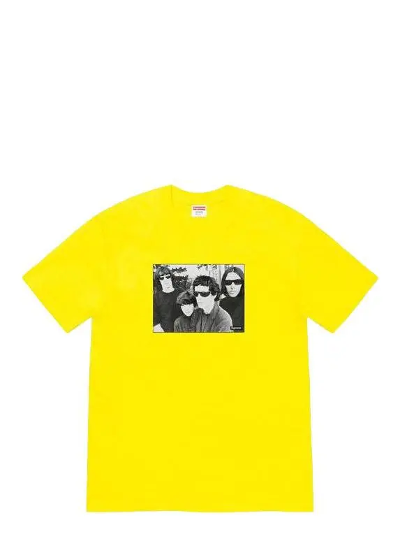 Supreme X The Velvet Underground Short Sleeve Tee - Yellow