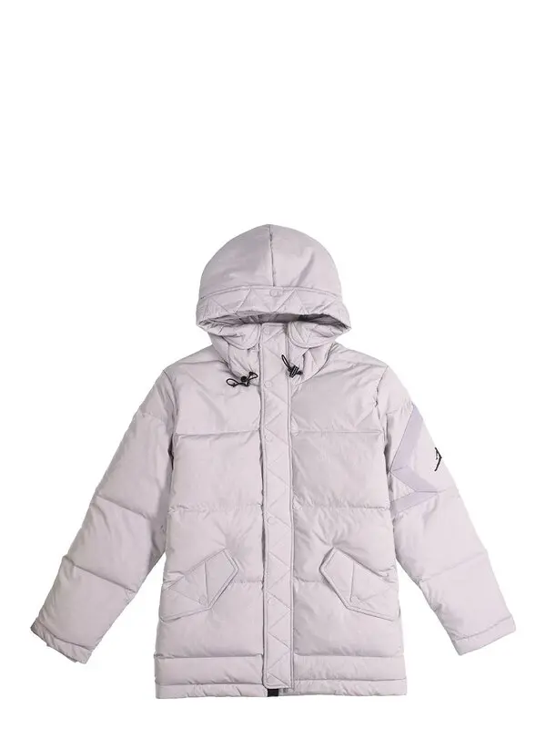 JORDAN Air Wings Outdoor Mid-length Hooded Down Jacket - Gray