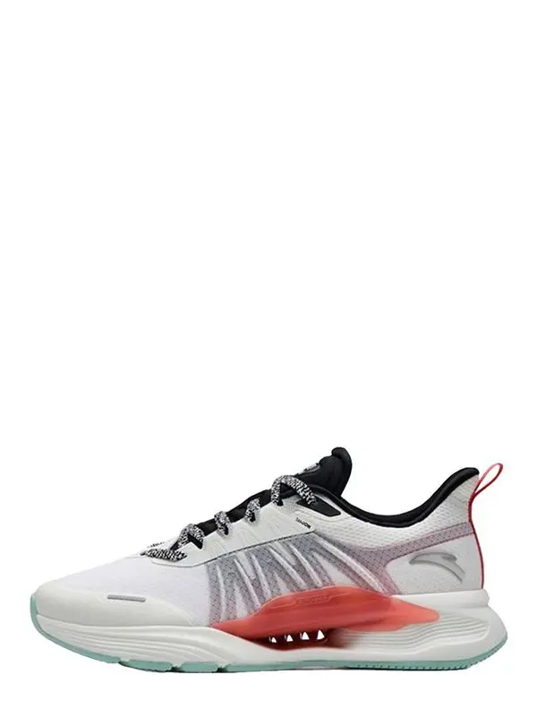 ANTA Training Series Sneakers - Ivory/black/red