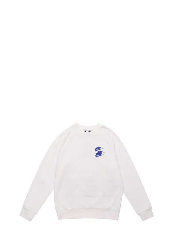 Nike Embroidered Logo Crewneck Sweatshirt - White