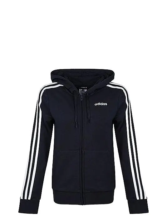 Adidas 3-stripes Hoodie - Black