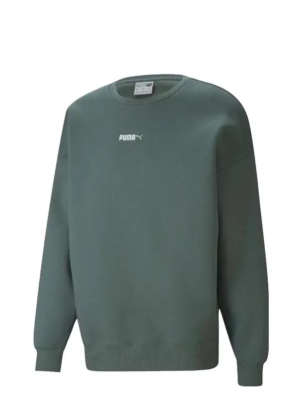 PUMA Small Logo Crew Neck Sweatshirt - Green