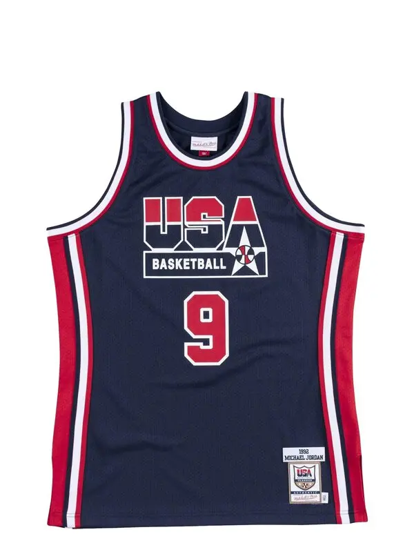 Mitchell & Ness Michael Jordan 1992 Team Usa Basketball Jersey - Navy