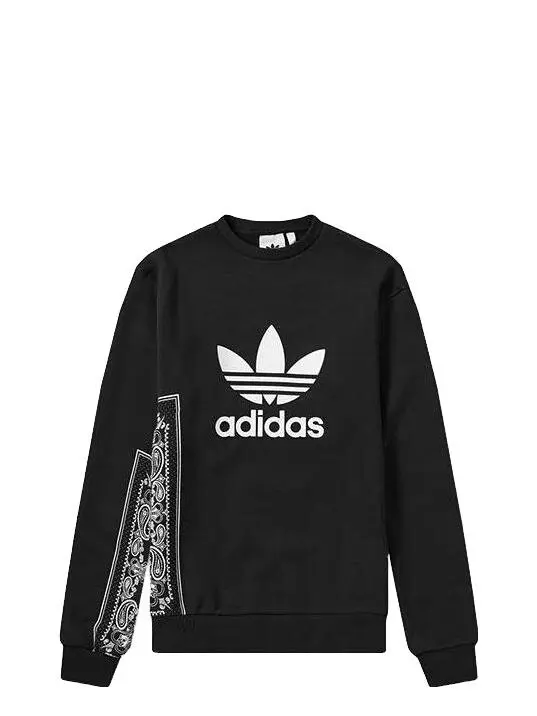 Adidas Originals Bandana Crewneck Pullover - Black