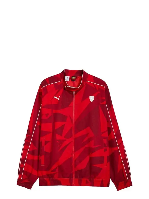 PUMA X Scuderia Ferrari T7 Track Jacket - Rosso Corsa