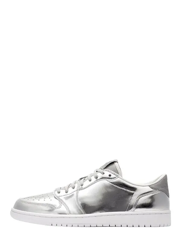JORDAN 1 Retro Low Og Pinnacle Metallic Silver Sneakers - Metalic Silver/metallic Sivler-wht