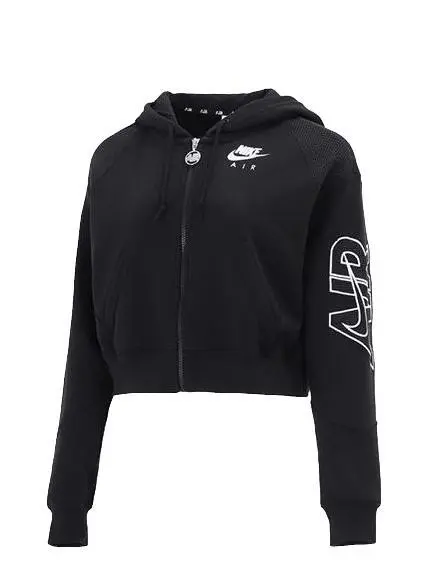 Nike Knit Hooded Jacket - Black