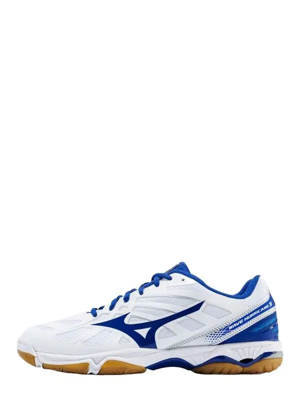 Mizuno Wave Hurricane 3 Performance Footwear - White/blue