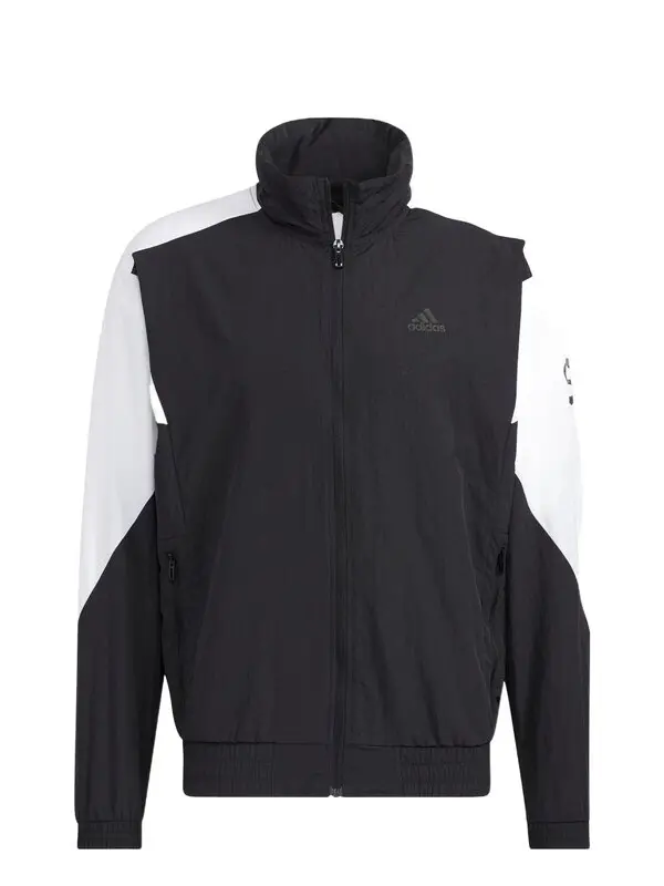 Adidas Brandlove Woven Block Track Jacket - Black/white