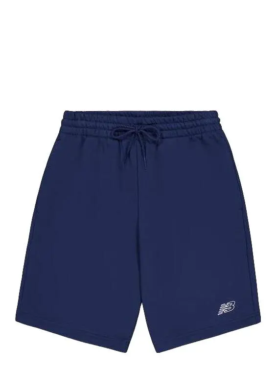 NEW BALANCE Nb Logo Cotton Short - Blue