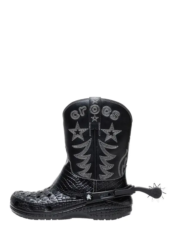 CROCS Classic Cowboy Boots - Black