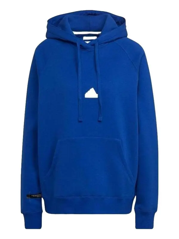 Adidas Oversized Hoodie Sweatshirt - Blue