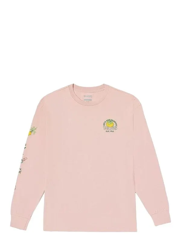 VANS Growth Garden Long Sleeve T-shirt - Pink
