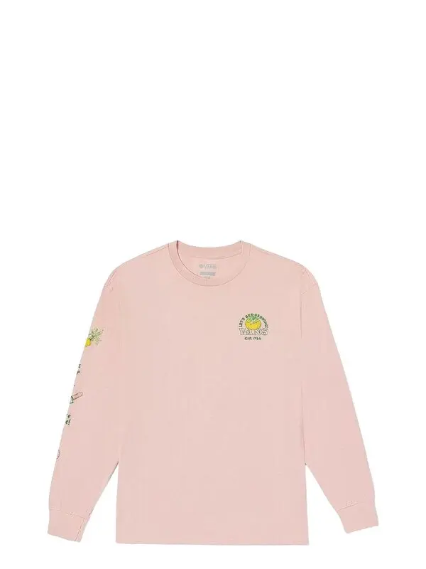 VANS Growth Garden Long Sleeve T-shirt - Pink