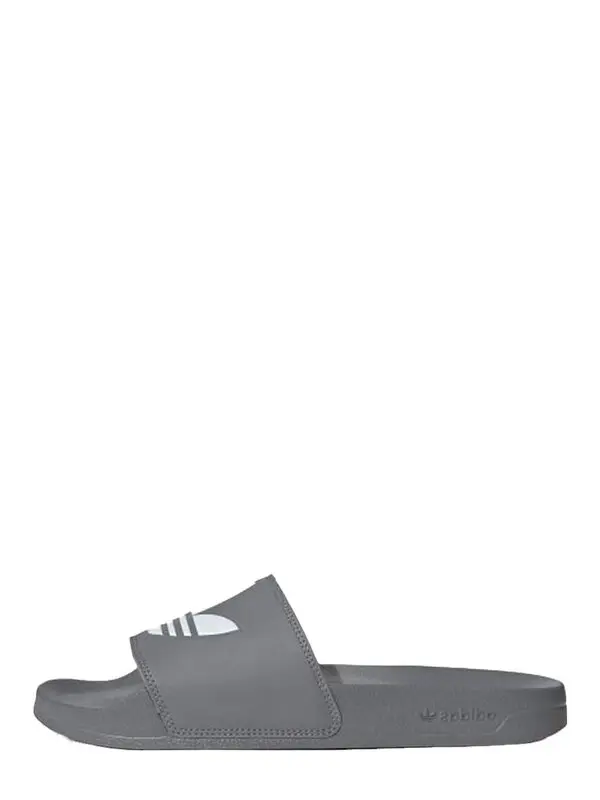 Adidas Adilette Lite Slides With Trefoil Logo - Grey