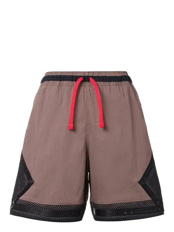 JORDAN X Paris Saint-germain Series Splicing Mesh Drawstring Sports Shorts - Default Color