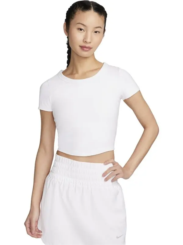 Nike Dri-fit Cropped T-shirt - White
