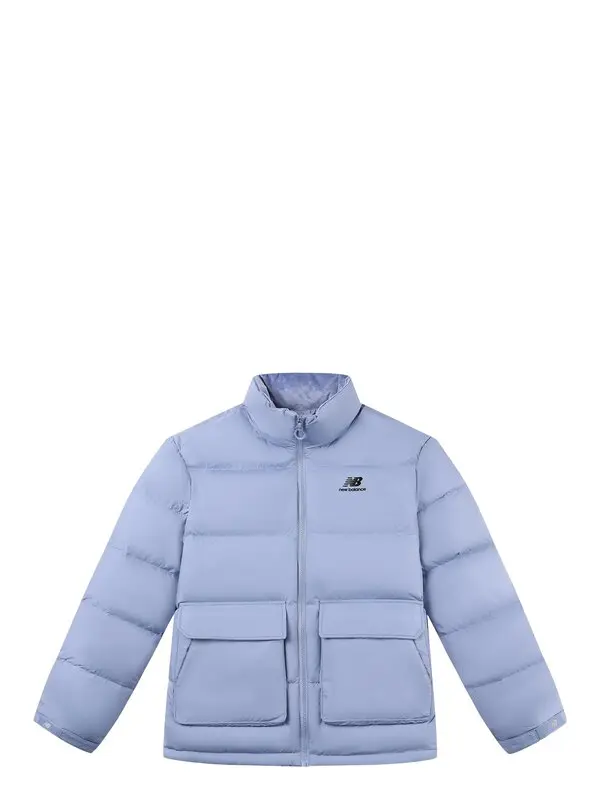 NEW BALANCE Short Down Jacket - Blue