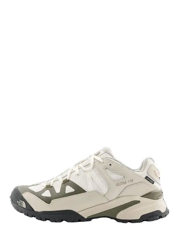 The North Face Ultra 112 Waterproof Sneakers - White/beige/olive Green