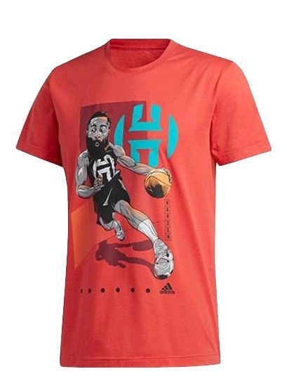 Adidas Basketball Sports Short Sleeve - Red