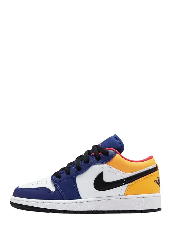 JORDAN 1 Low "royal Yellow - White/track Red/deep Royal Blue