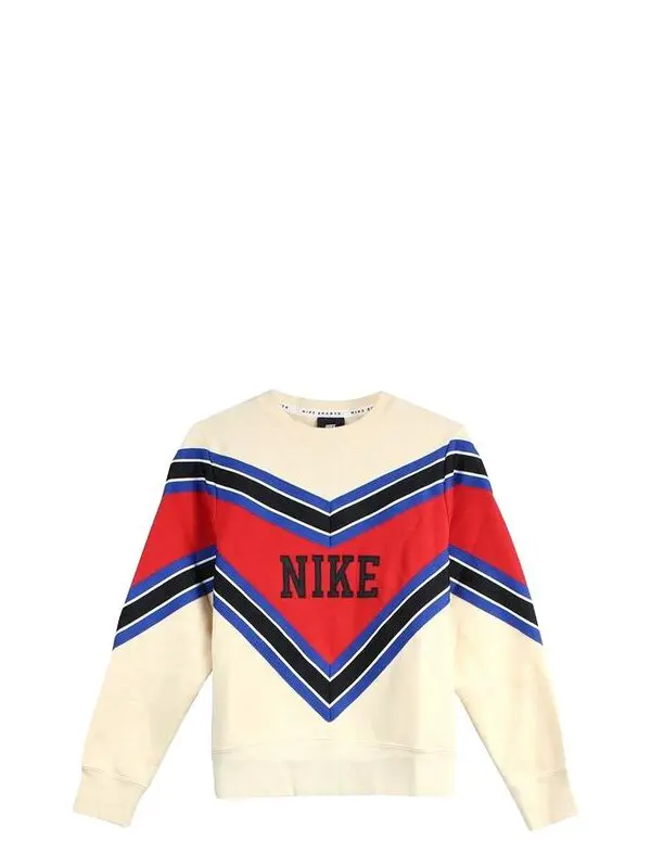 Nike Colorblocked Fleece Lined Pullover - Beige/multi-color