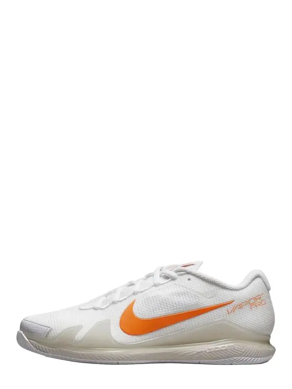 Nike Nikecourt Air Zoom Vapor Pro Tennis Shoes - White/orange